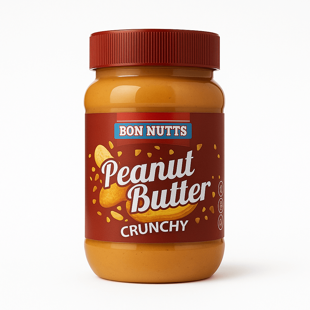 Арахісова паста BON NUTTS Crunchy 340 г купити — nuts-khm